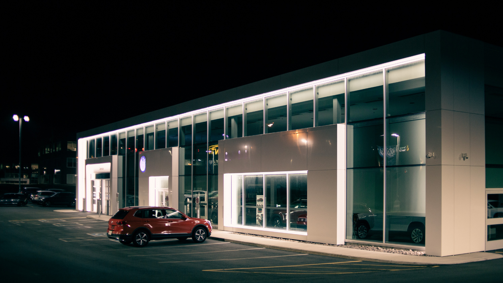 Lighting Design for Car Dealership Lots and Showrooms | HyLite LED Lighting
